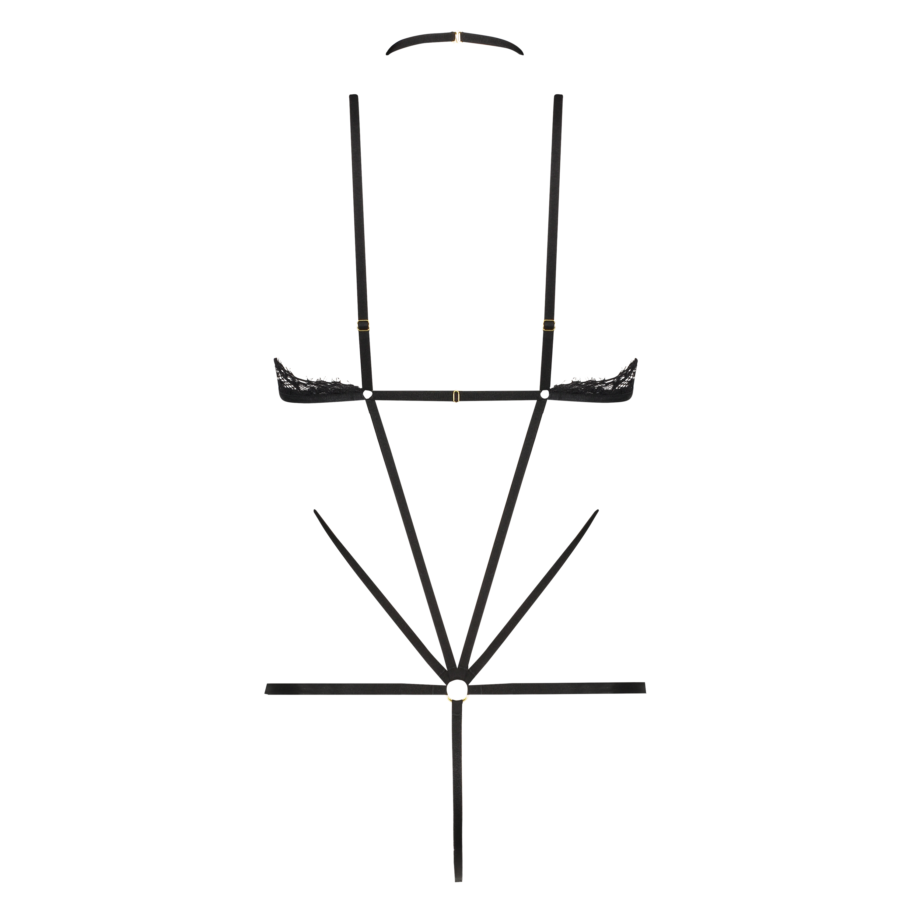 Body met open kruis Stormy - Bodies & Bustiers - Hunkemöller